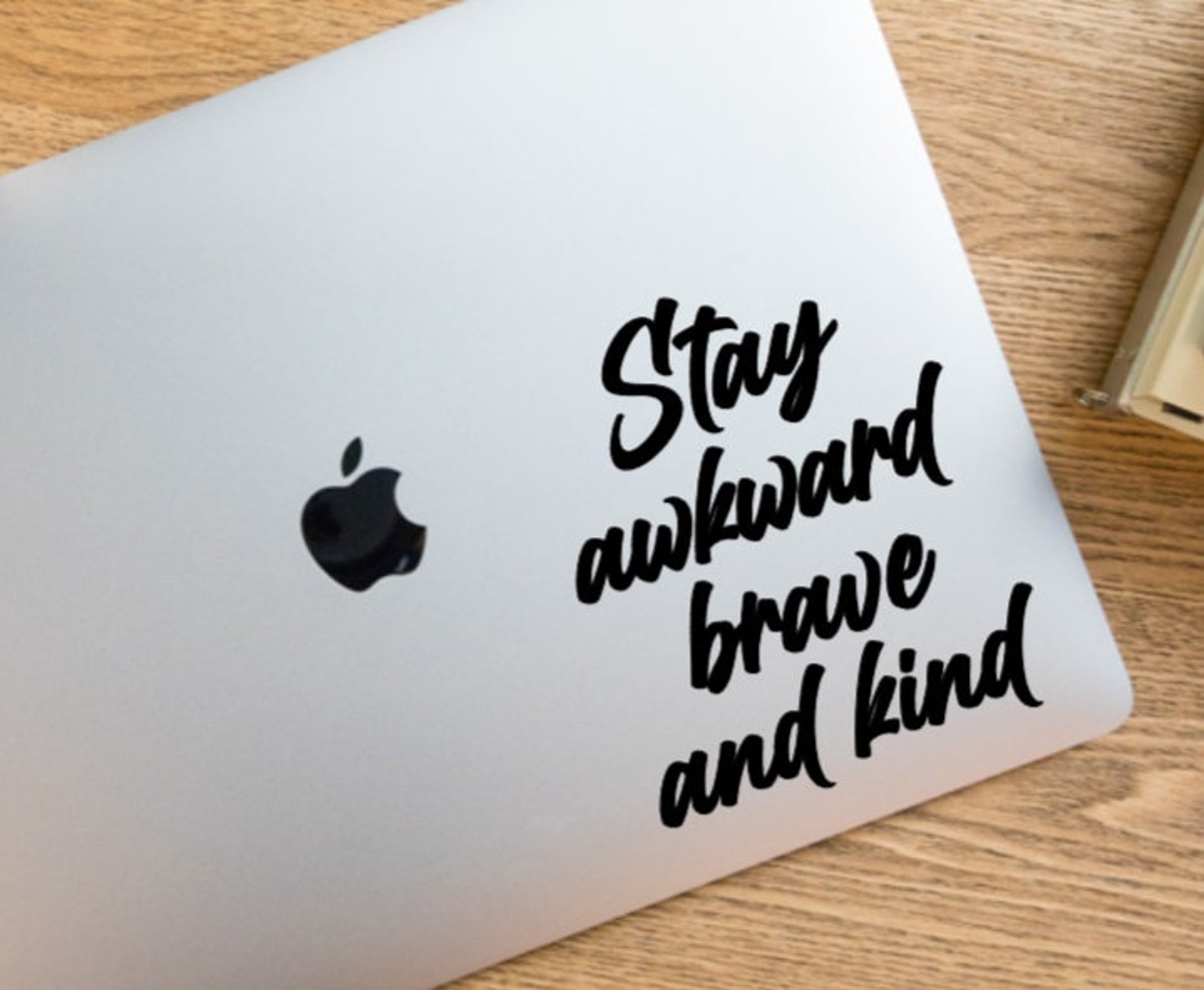 Stay Awkward Brave and Kind Vinyl Decal Bumper Sticker | Etsy