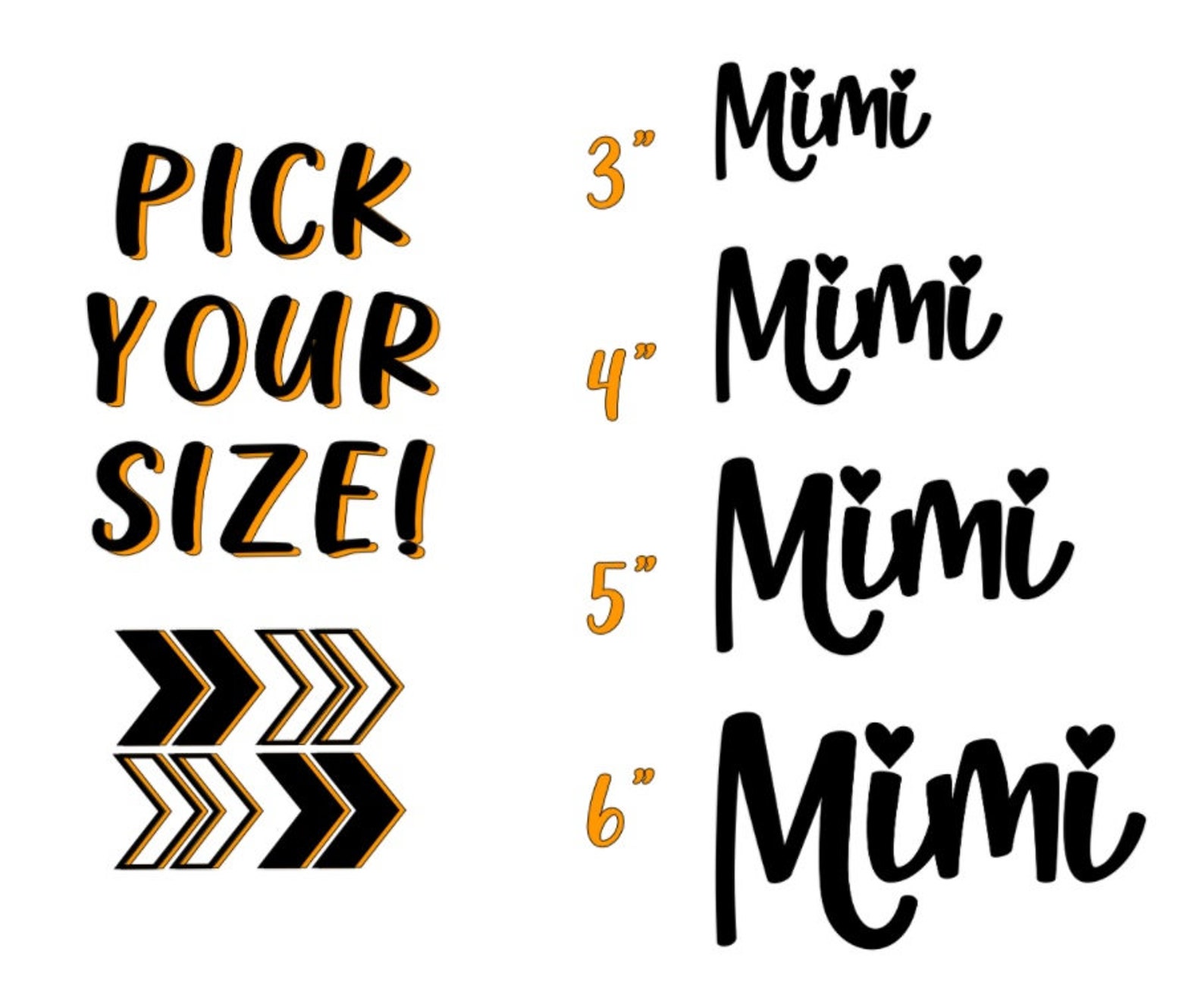 Mimi Vinyl Decal Bumper Sticker Grandmother Sticker - Etsy