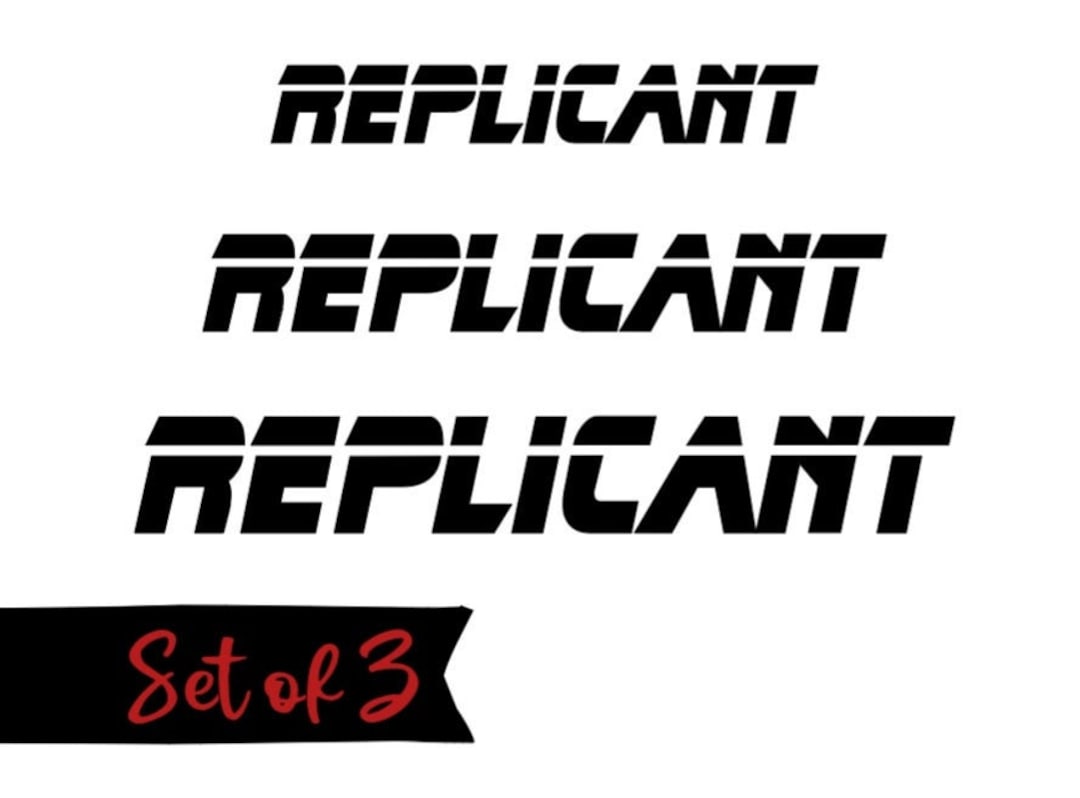 Blade Runner REPLICANT Set of 3 | Vinyl Decal Bumper Sticker | Blade ...