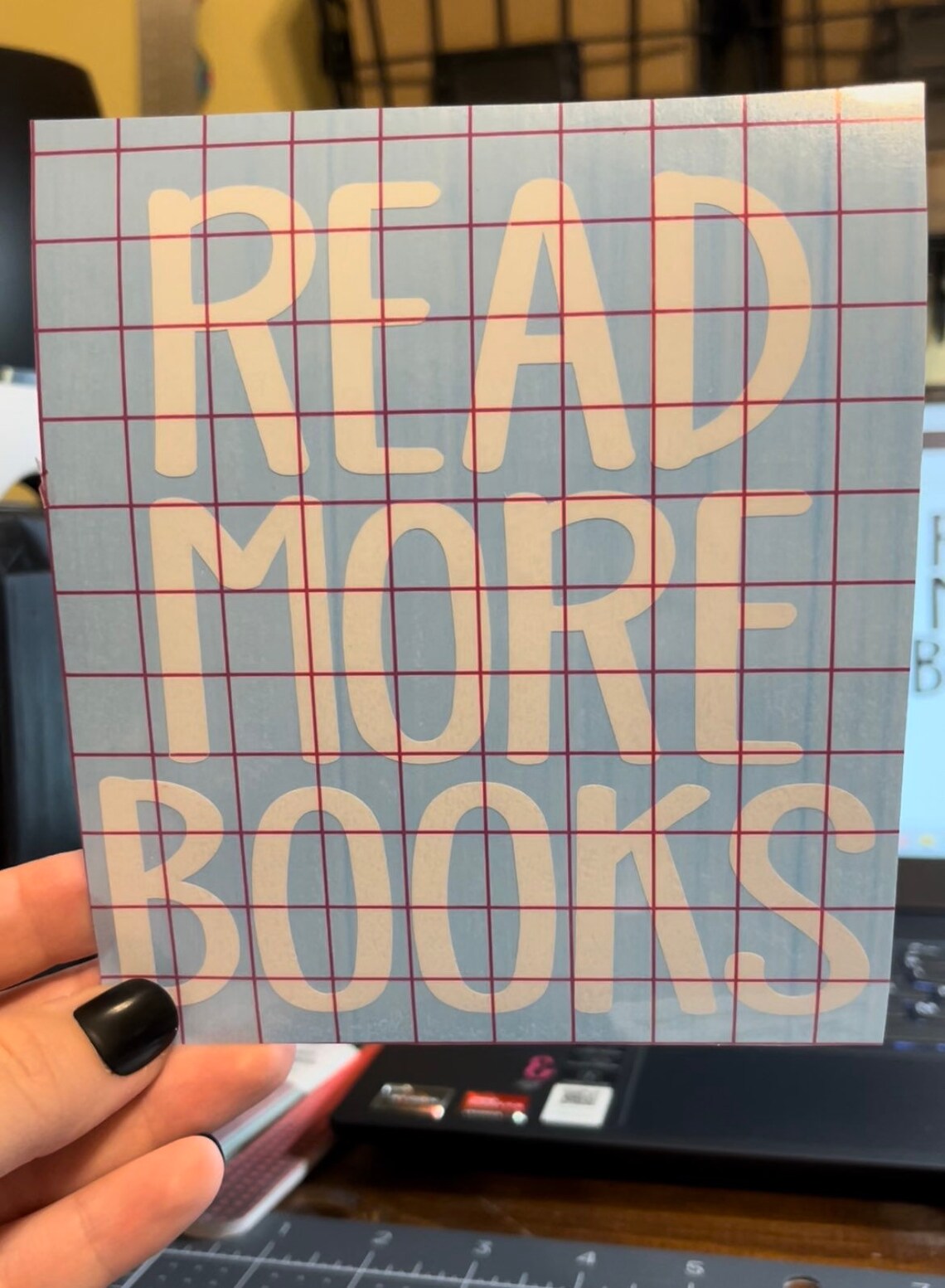 Read More Books Vinyl Decal Bumper Sticker Bookish AF - Etsy