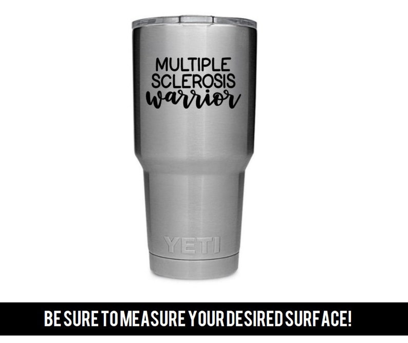 Multiple Sclerosis Warrior Vinyl Decal Bumper Sticker - Etsy