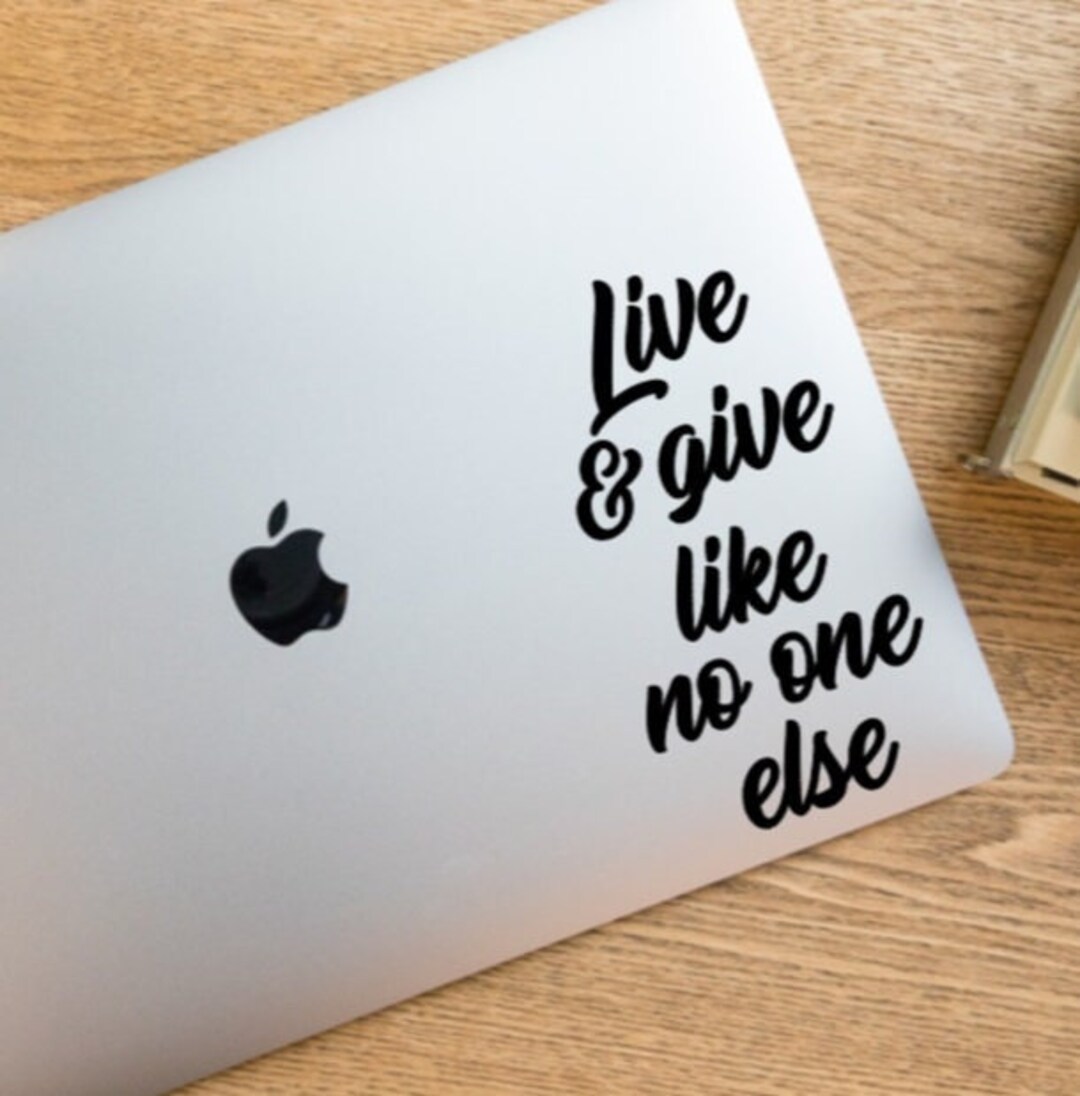 Live and Give Like No One Else Vinyl Decal Bumper Sticker, Dave Ramsey ...