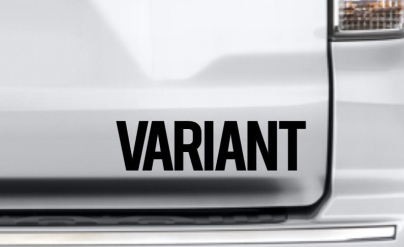 VARIANT Set of 2 Decals Vinyl Decal Bumper Sticker TVA | Etsy