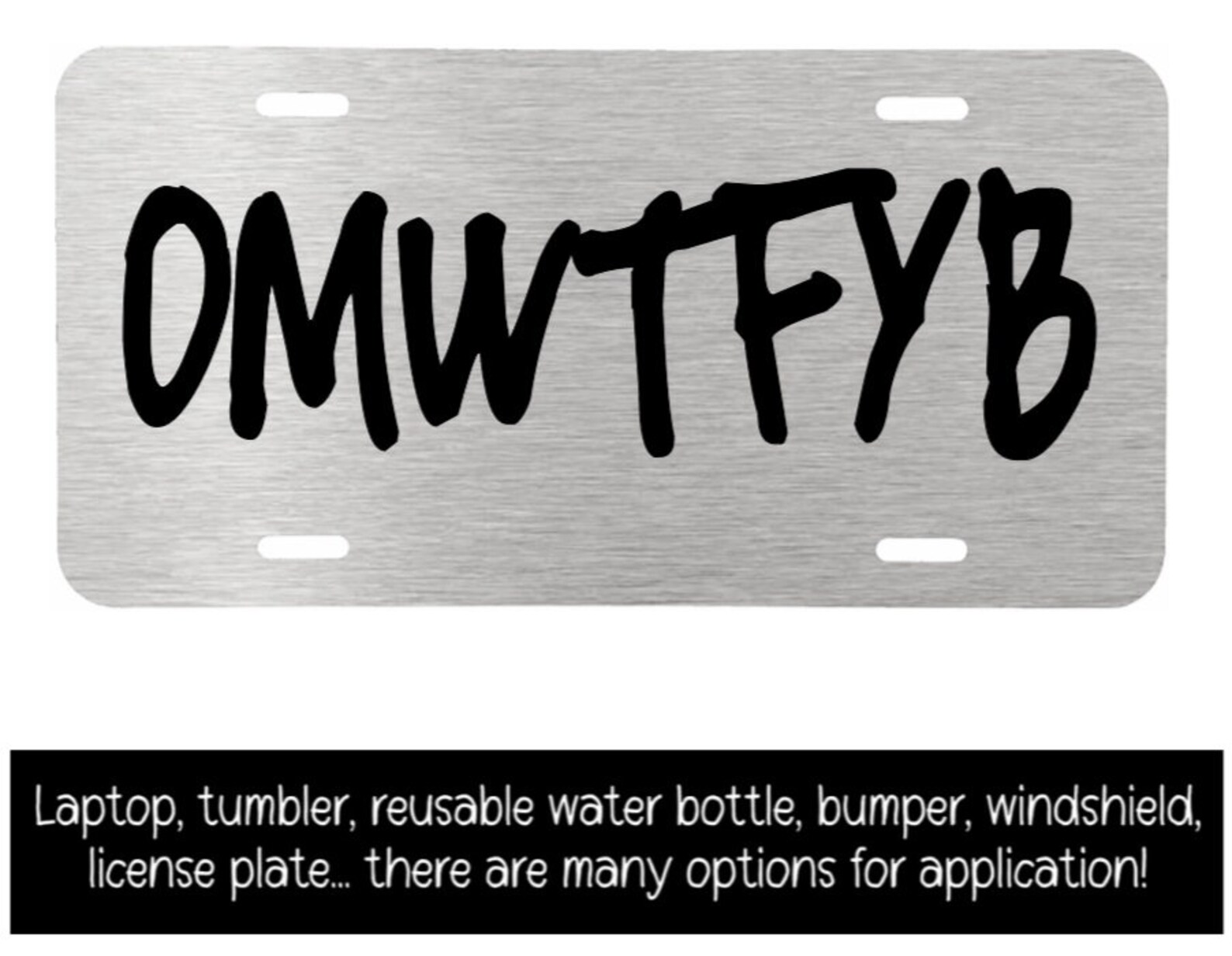 OMWTFYB Vinyl Decal Bumper Car Sticker on My Way to Fuck Your | Etsy