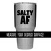 Salty AF Vinyl Decal Bumper Sticker Salty Beach Salty - Etsy