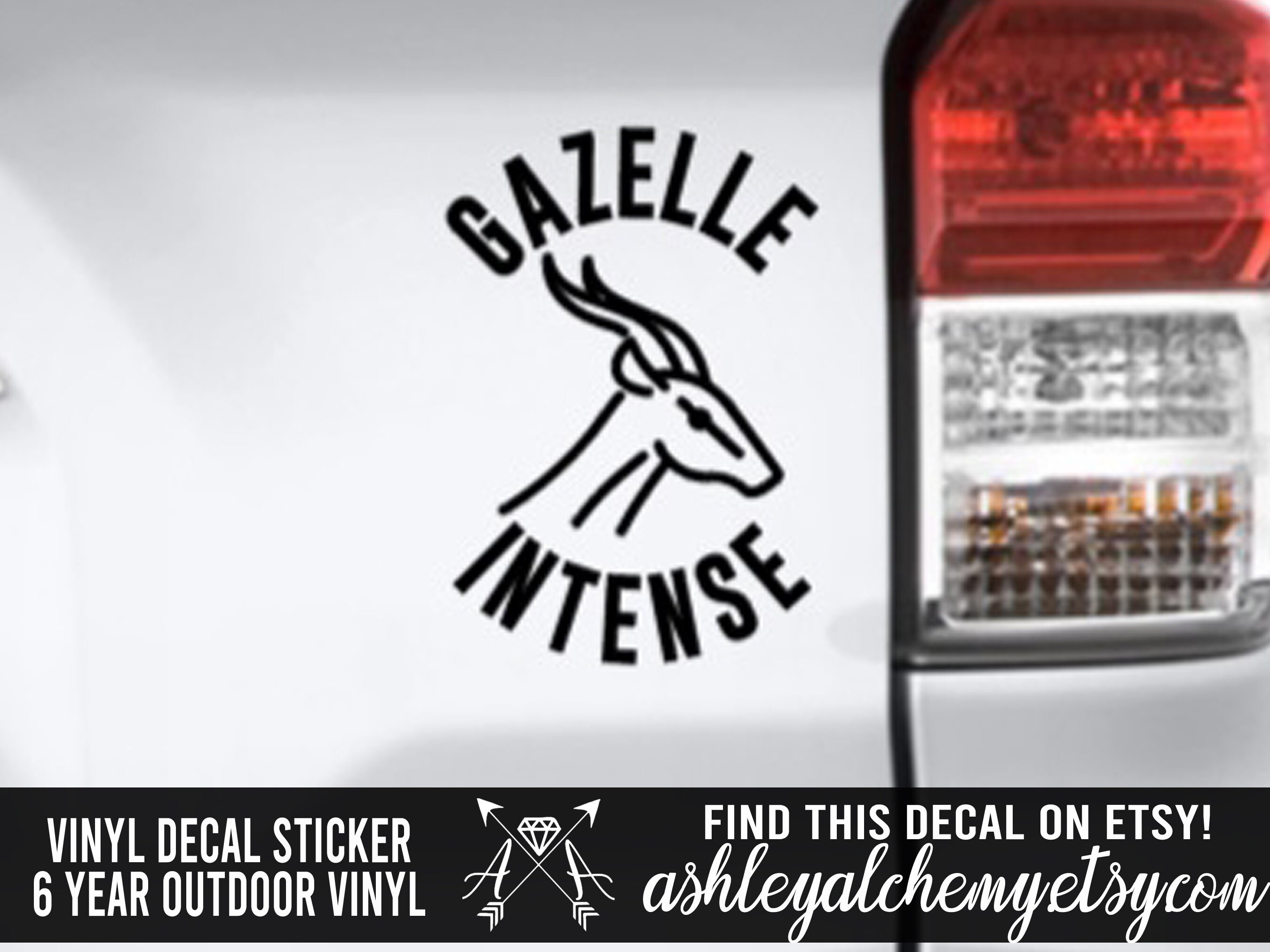 Gazelle Intense vinyl decal bumper sticker Dave Ramsey - Etsy.de