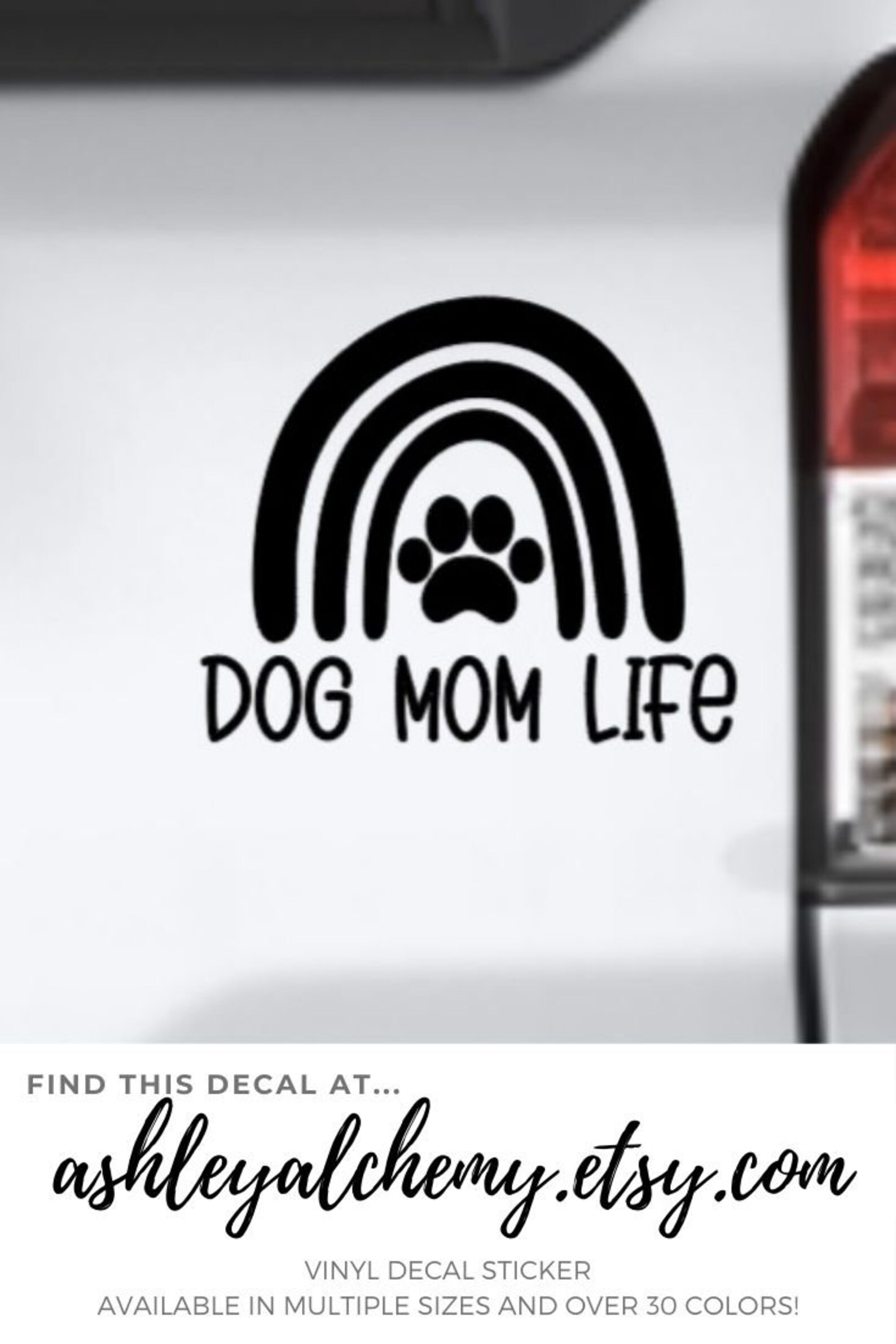 Dog Mom Life Vinyl Decal Sticker Dog Lover Gift Laptop - Etsy