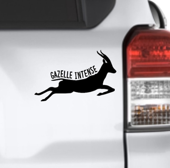 Gazelle Intense Vinyl Decal Sticker Dave Ramsey Sticker - Etsy