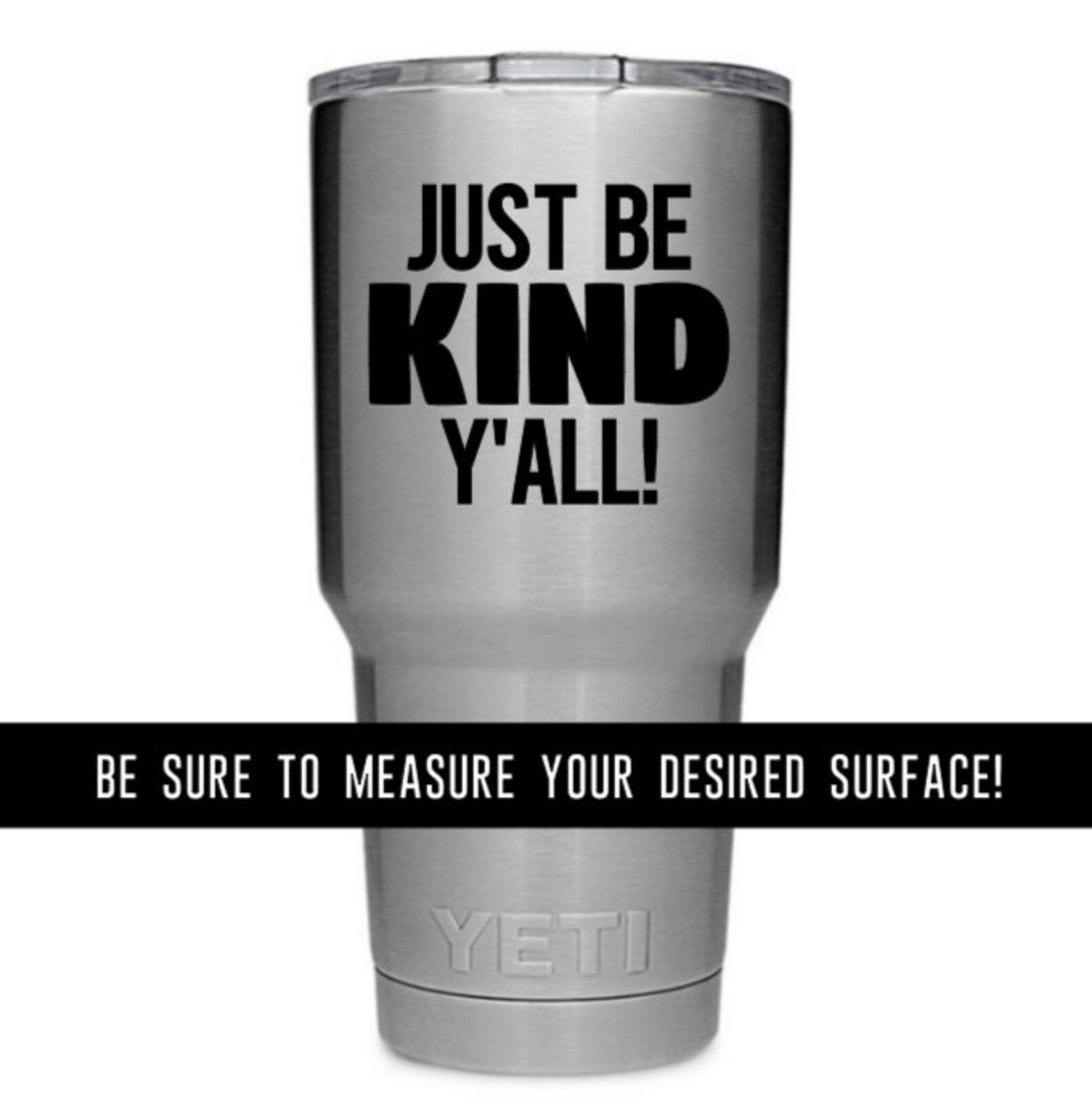 Just Be Kind Y'all Vinyl Decal Bumper Sticker Kindness | Etsy