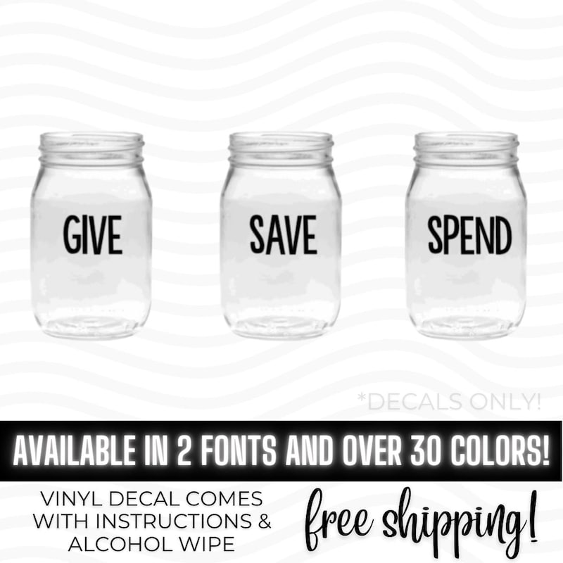 Give Save Spend - Etsy