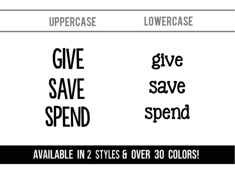 Give Save Spend Vinyl Decal Stickers Dave Ramsey Debt is - Etsy