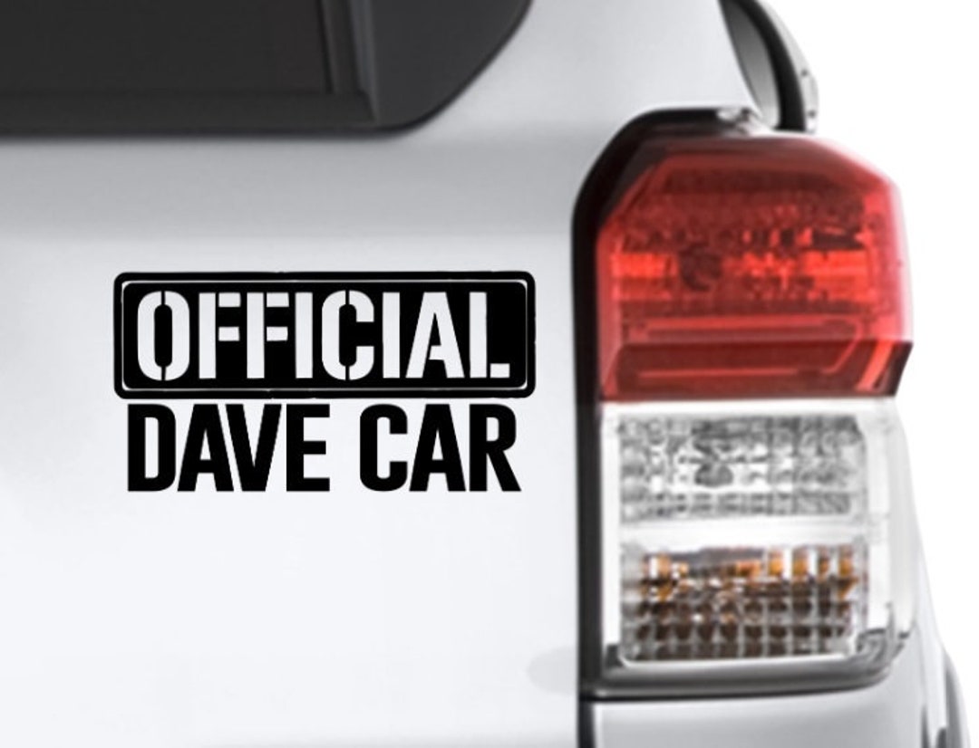 OFFICIAL Dave Car Decal Dave Ramsey Makes Me Drive This Decal Gazelle ...