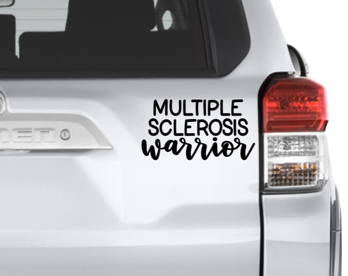 Multiple Sclerosis Warrior Vinyl Decal Bumper Sticker - Etsy