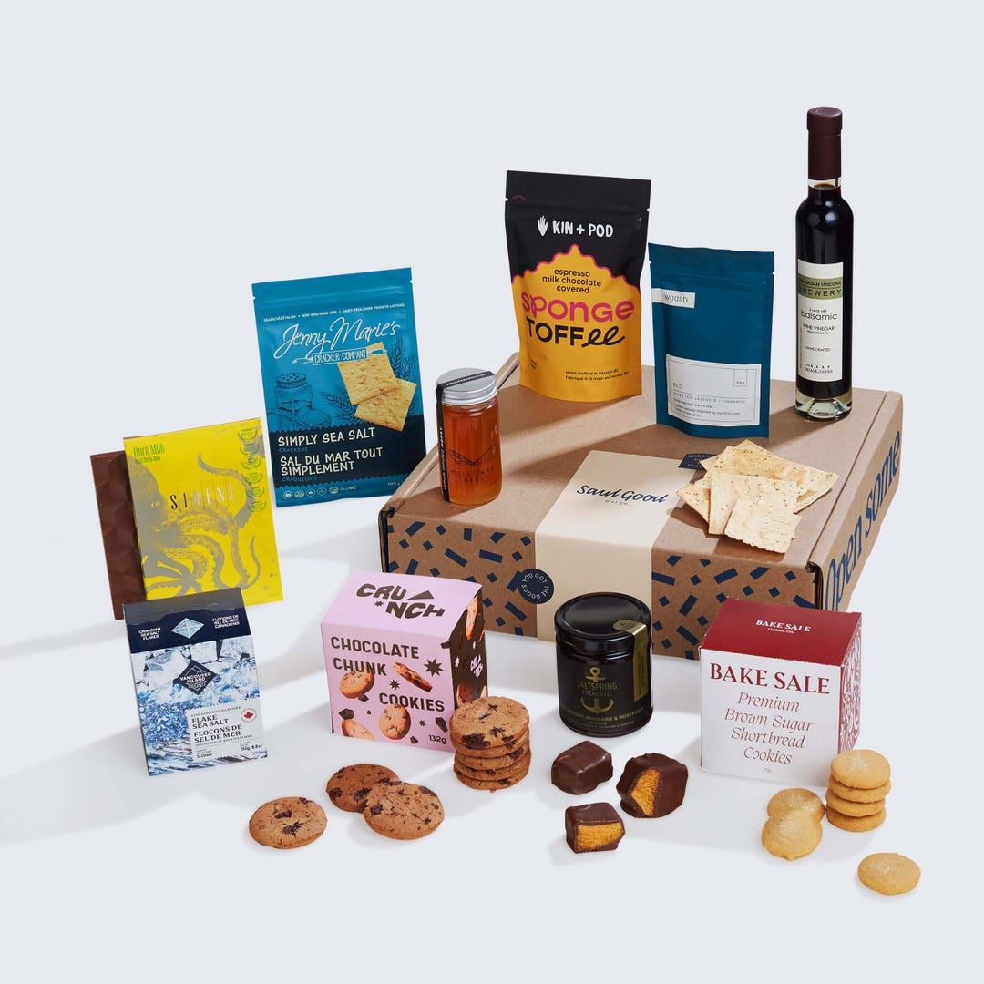 Sweet and Savoury Gift Box Locally Sourced Canadian Snacks Gourmet Food ...