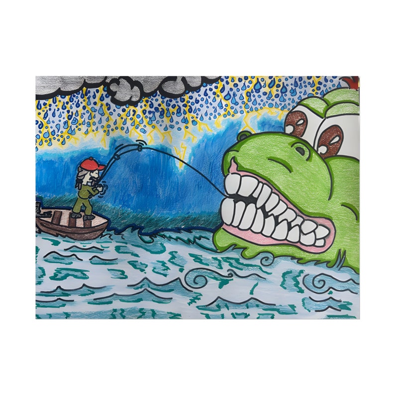 Big Fish Poster Original Art Work Poster - Etsy