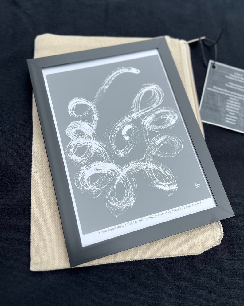 The Aeon Rose 5x7 Frame • Symbolizing the Divine Feminine • by Sean ...