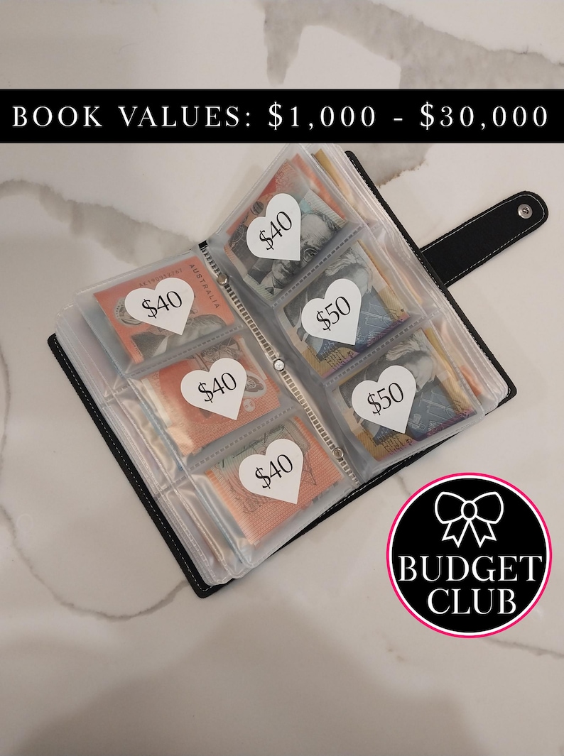 Savings Book | Choose From 1,000 to 30,000 Dollar Savings Amounts | 96 ...