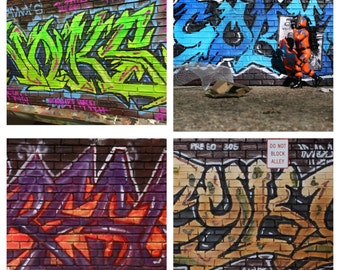 Large Graffiti Wall 1 - Etsy