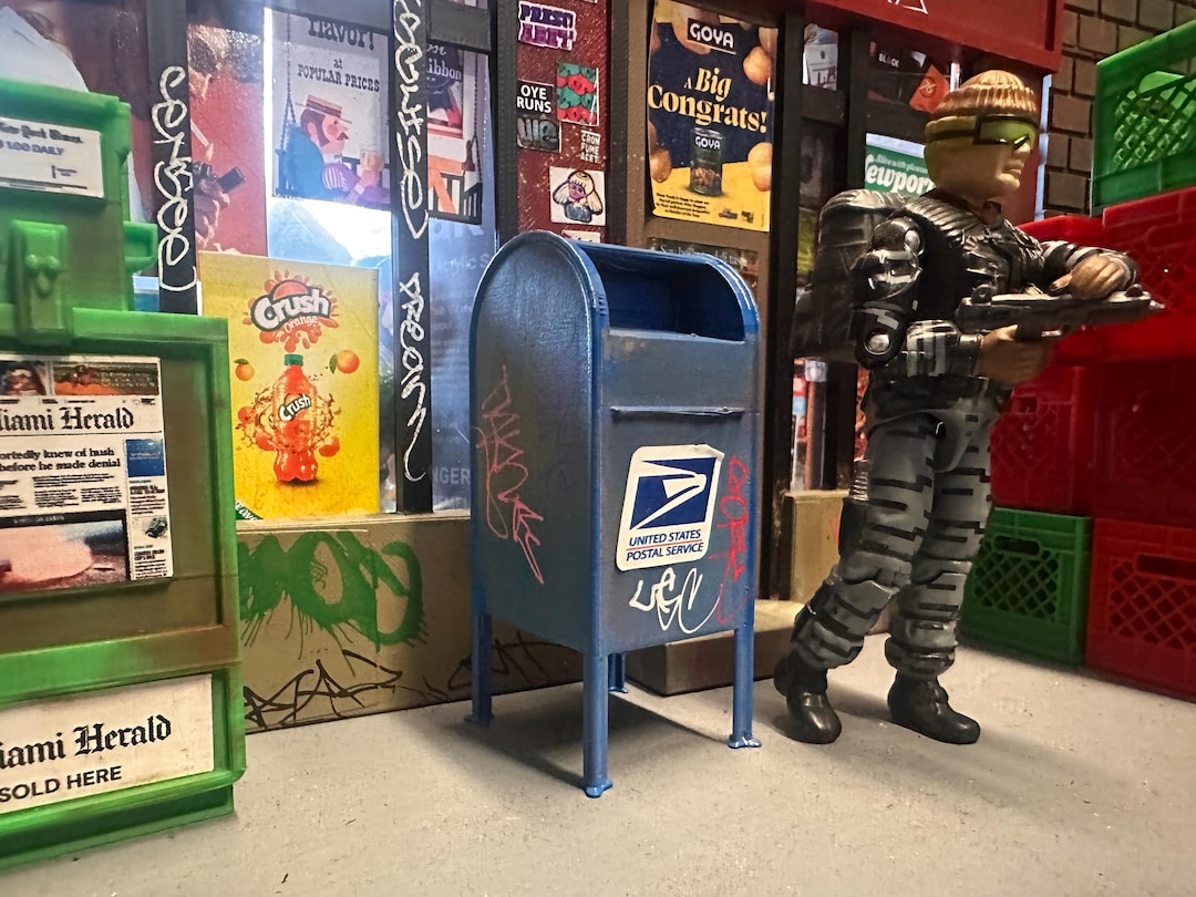 1/18th and 1/12th Scale Usps Mail Box - Etsy