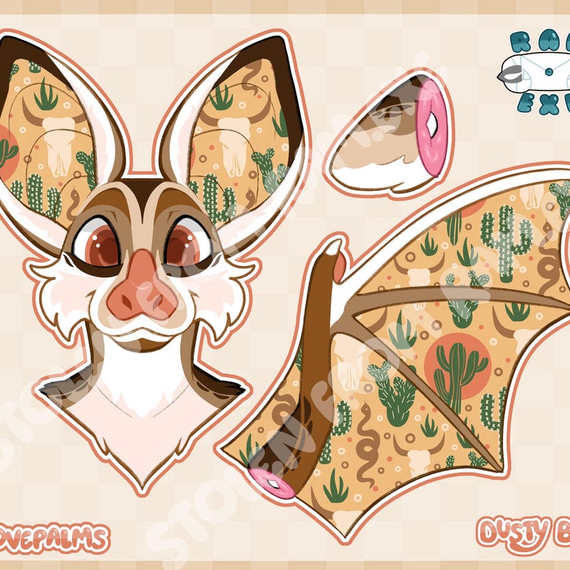 Bat Fursona - Etsy