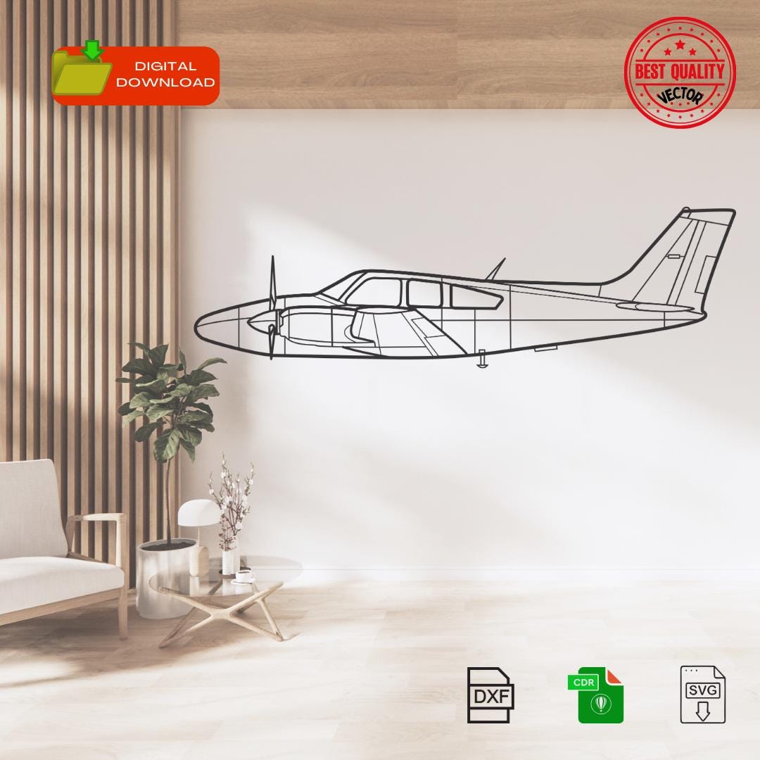 95-B55 Baron Vector File Laser Cutting, Plasma, Wall Art, Sticker ...