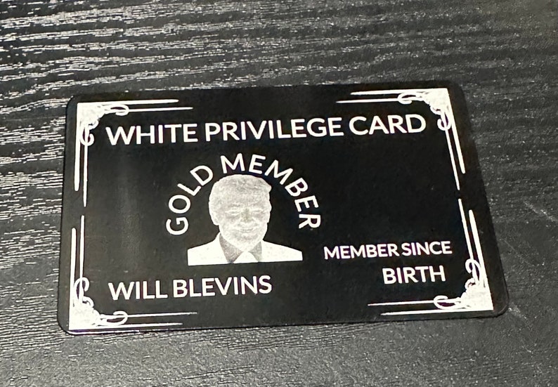 White Privilege Cards - Etsy