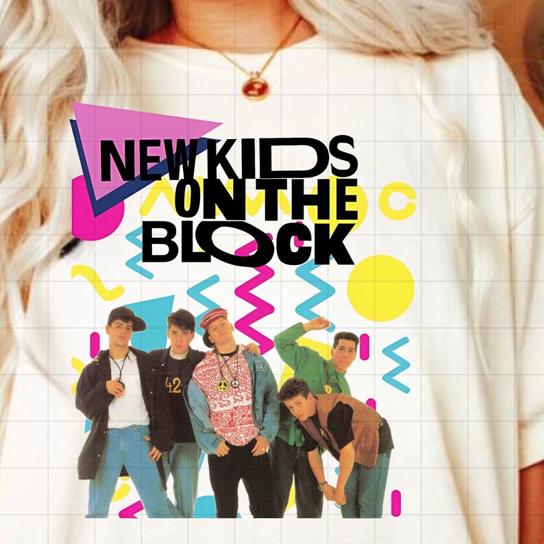 NKOTB Png, New Kids on the Block Digital Design, 80's 90's NKOTB Png ...