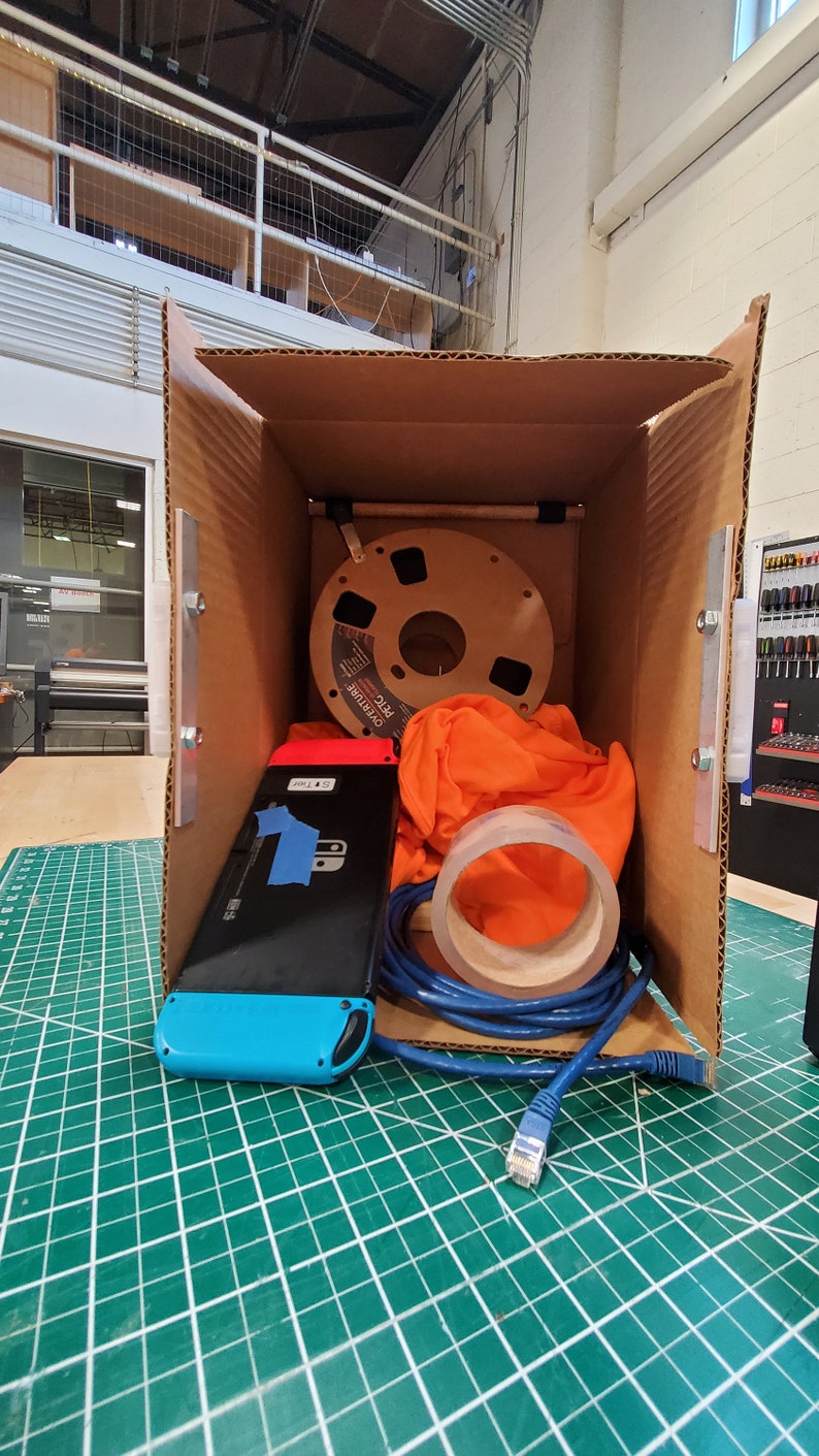 Erwin Box Backpack: Economy Shipping - Etsy