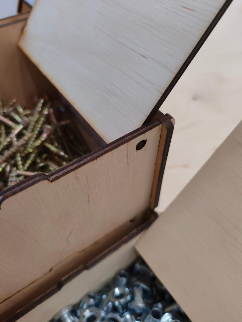 Laser Cut Box - Stackable Storage Organizer With Lid, Decorative Box ...