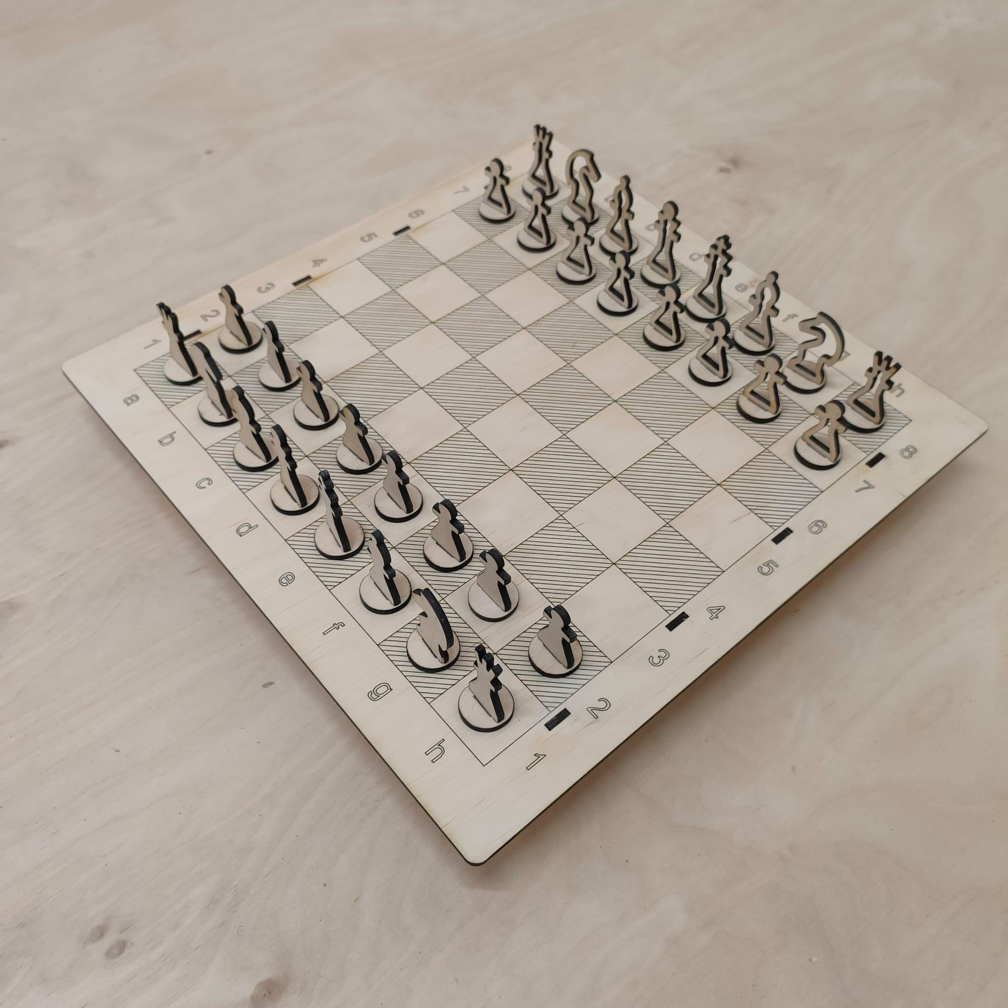 Digital Laser Cut Chess Set – Ultimate DIY Woodworking & CNC Craft ...