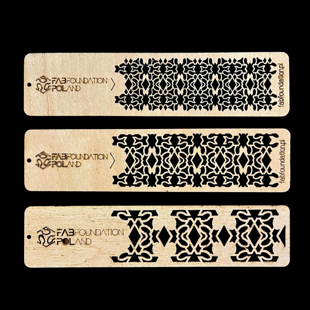 Fab Foundation Poland Bookmarks Lasercut Christmas Gift - Etsy