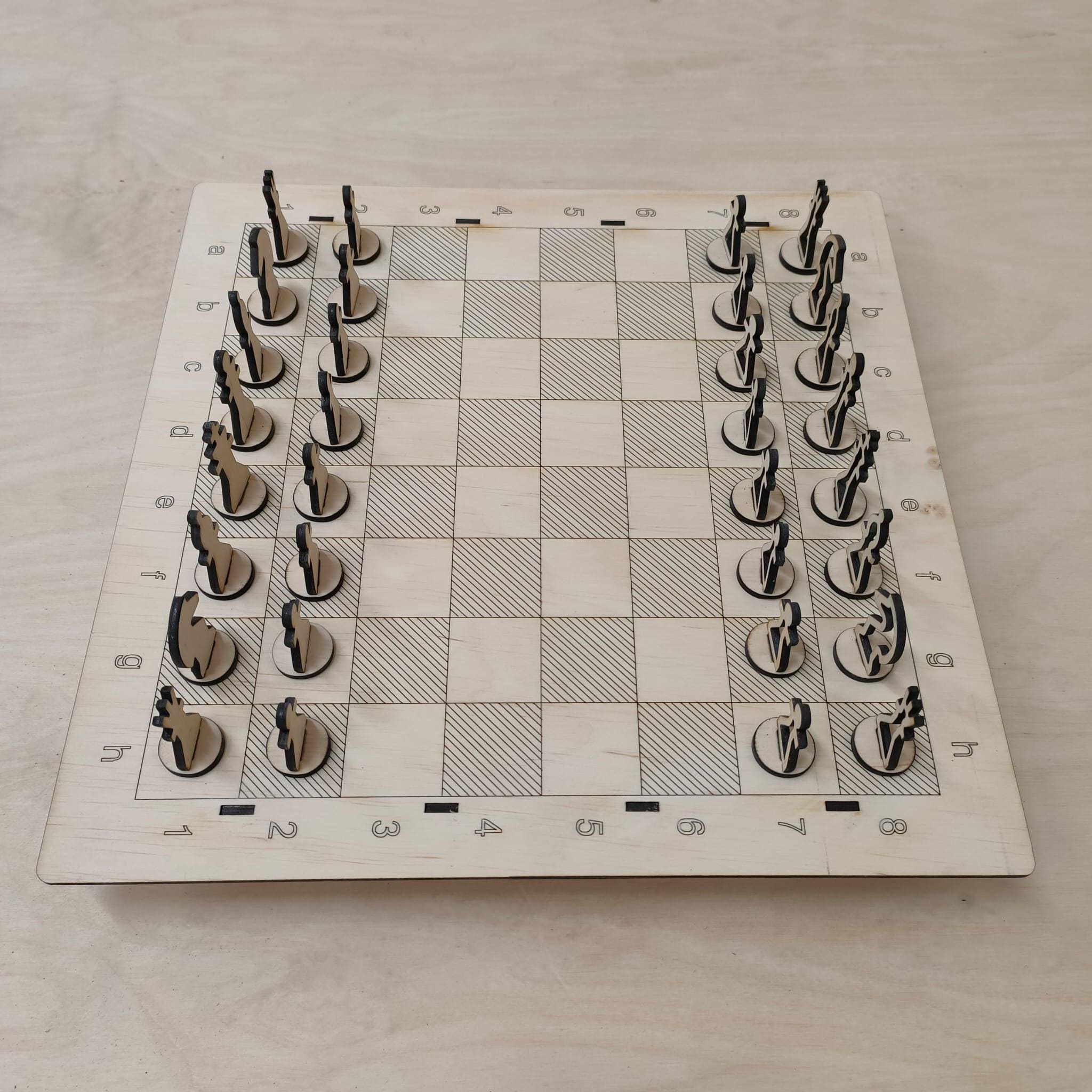 Digital Laser Cut Chess Set – Ultimate DIY Woodworking & CNC Craft ...