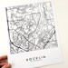 ROCKLIN California Map Hand Drawn Street Map City Map Drawing | Etsy