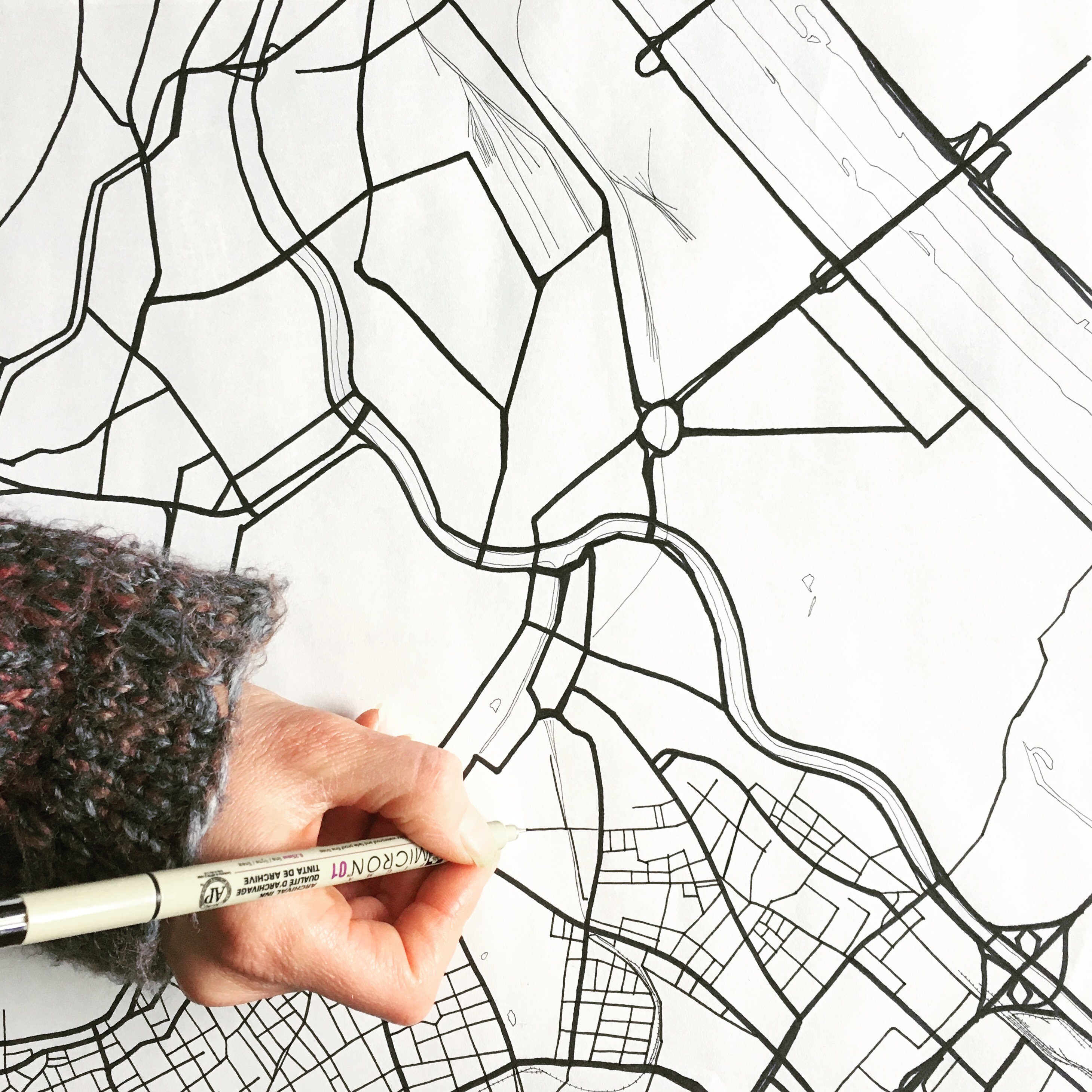 VIENNA Map Hand Drawn Street Map AUSTRIA City Map Drawing - Etsy Canada