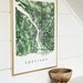 PORTLAND Map Ferns Botanical Map Painting OREGON (art Print) Flora ...