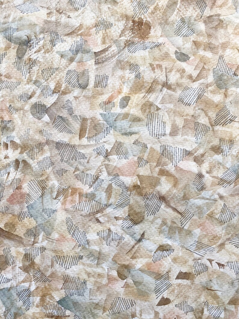 SAVANNAH Map Urban Fabric Watercolor Texture Painting GEORGIA | Etsy