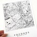 POCONOS Mountains Hand Drawn Map Street Map Pennsylvania Topographic ...