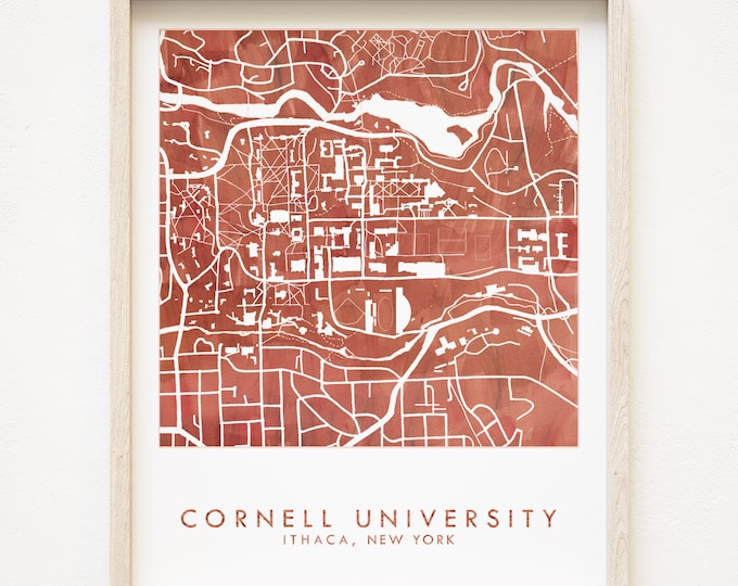 3D Printed Cornell University Neon Sign | Cornell Big Red Wall Art LED ...