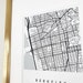 BERKELEY California Map Street Map Drawing Black and White - Etsy