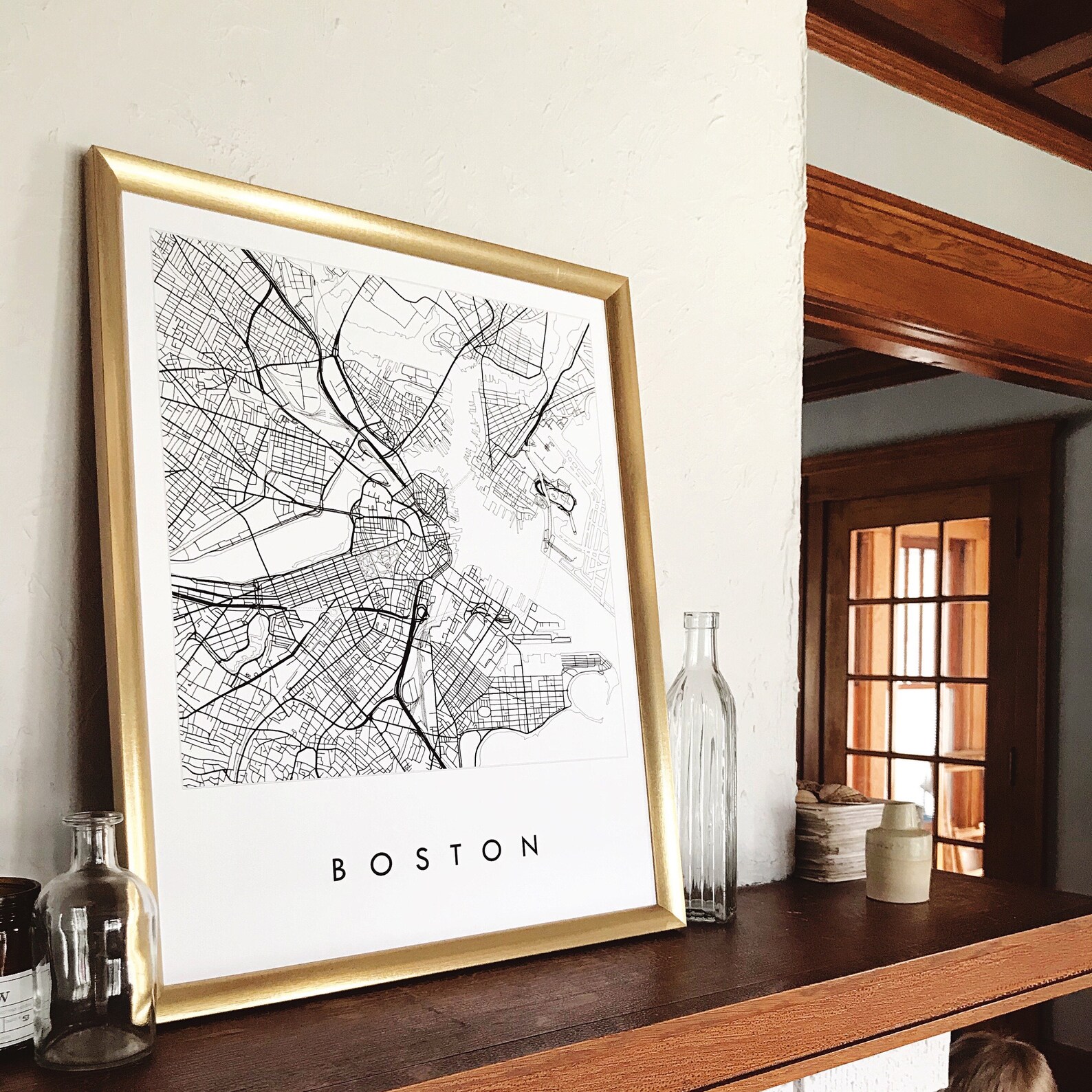 Greater BOSTON Map Street Map MASSACHUSETTS City Map Drawing - Etsy
