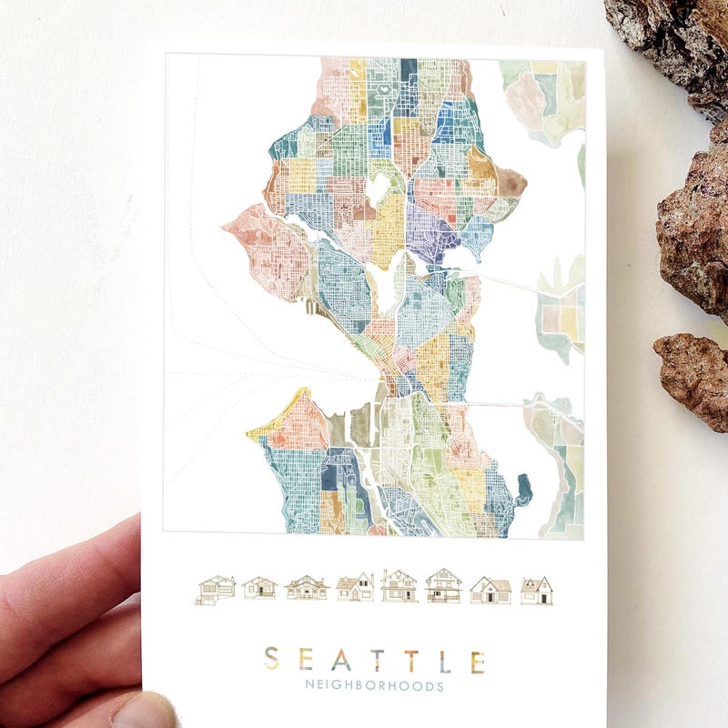 Sticky Notes Seattle - Etsy