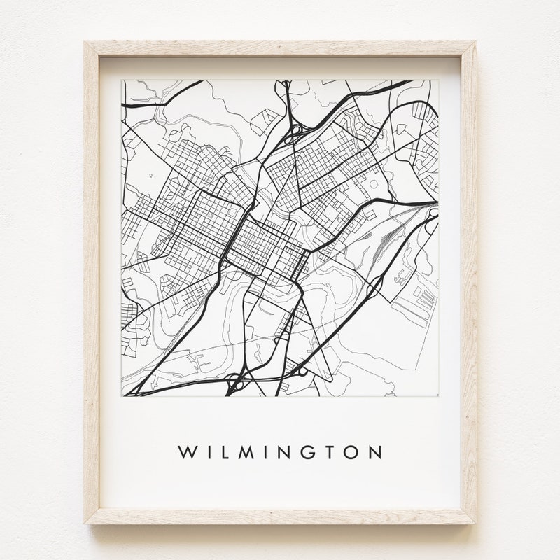 Wilmington Map - Etsy