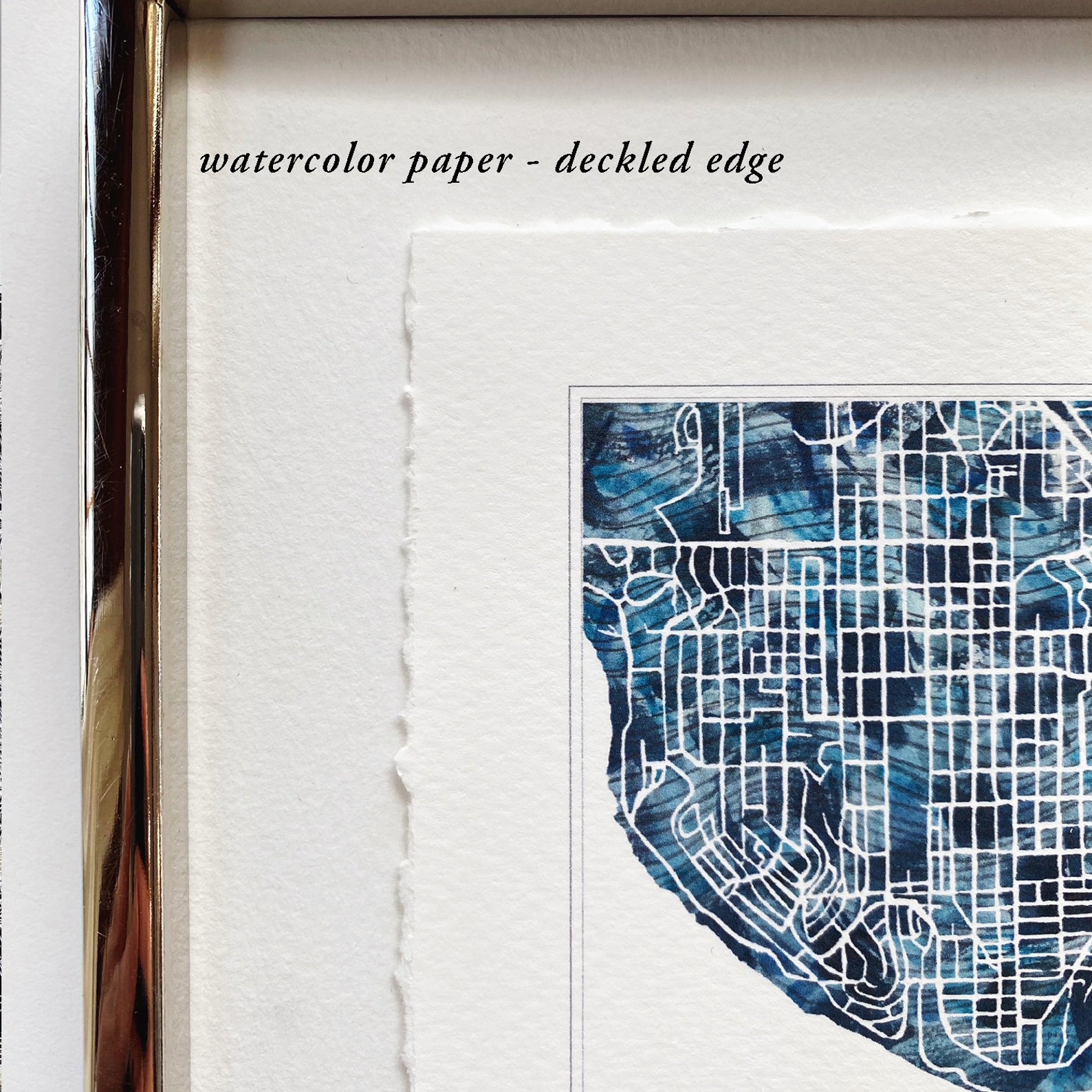STEILACOOM Map Urban Fabric Watercolor Texture Painting WASHINGTON City ...