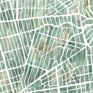 BERKELEY Map Urban Fabric Watercolor Texture Painting - Etsy