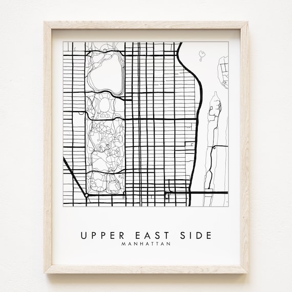 Street Map Upper East Side