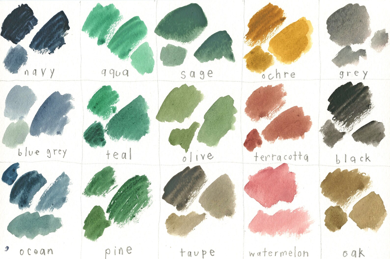 6 Custom Watercolor Map YOUR NEIGHBORHOOD Block Plan | Etsy
