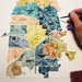 SOUTHWEST Portland Neighborhood Map Colorful Watercolor Print OREGON ...