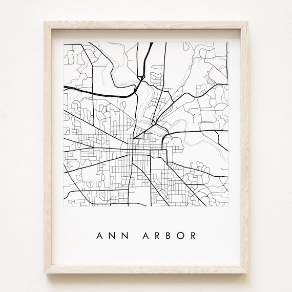 Ann Arbor Map Downtown Map
