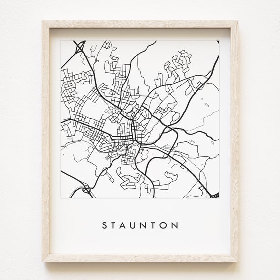 Street Map Of Staunton Va