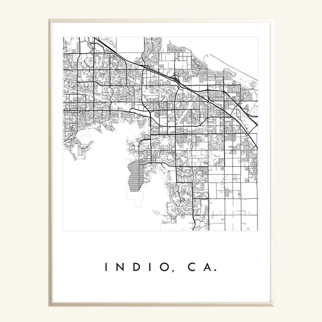 Street Map Of Indio Ca